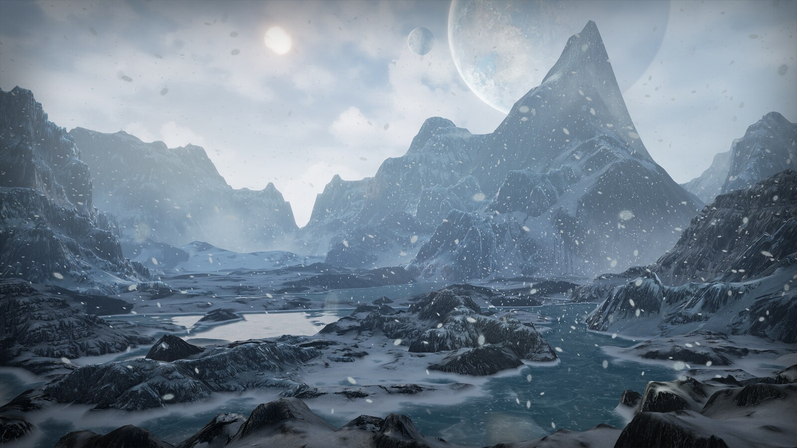 Polar Sci-Fi Facility in Environments - UE Marketplace Polar Sci-Fi Facility in Environments - UE Marketplace