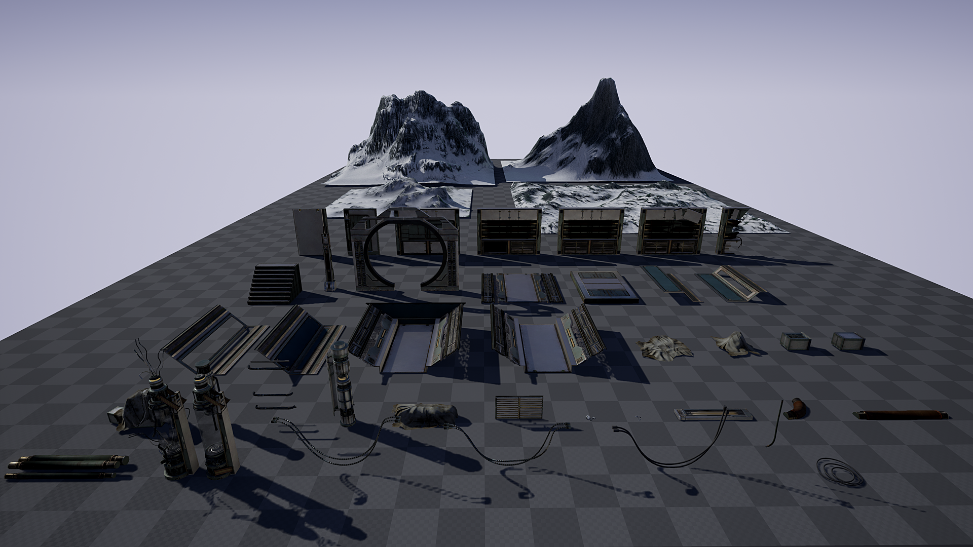 Polar Sci-Fi Facility by Julio Juarez in Environments - UE4 Marketplace Polar Sci-Fi Facility by Julio Juarez in Environments - UE4 Marketplace