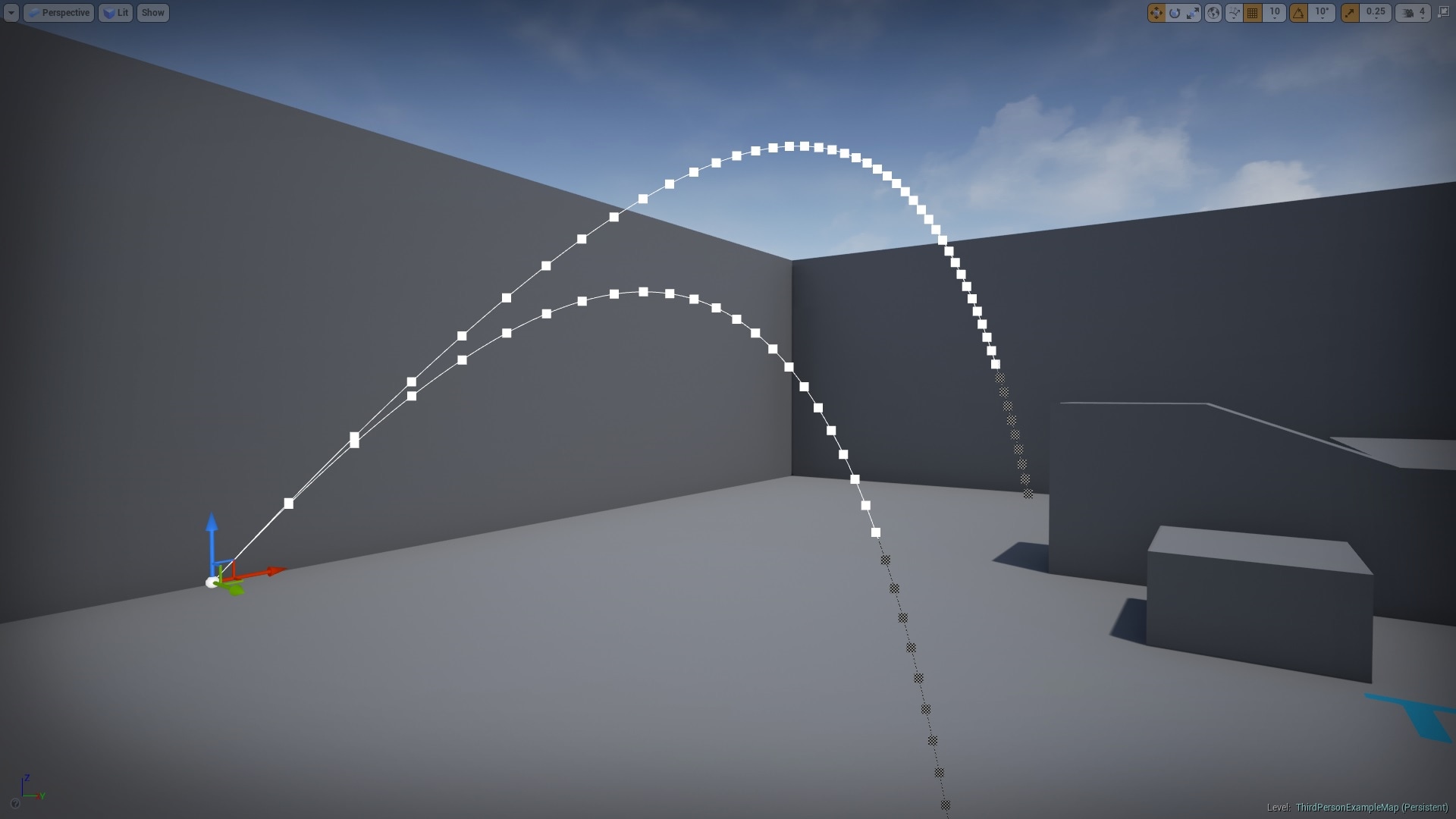 Physics-based projectiles in Blueprints - UE Marketplace