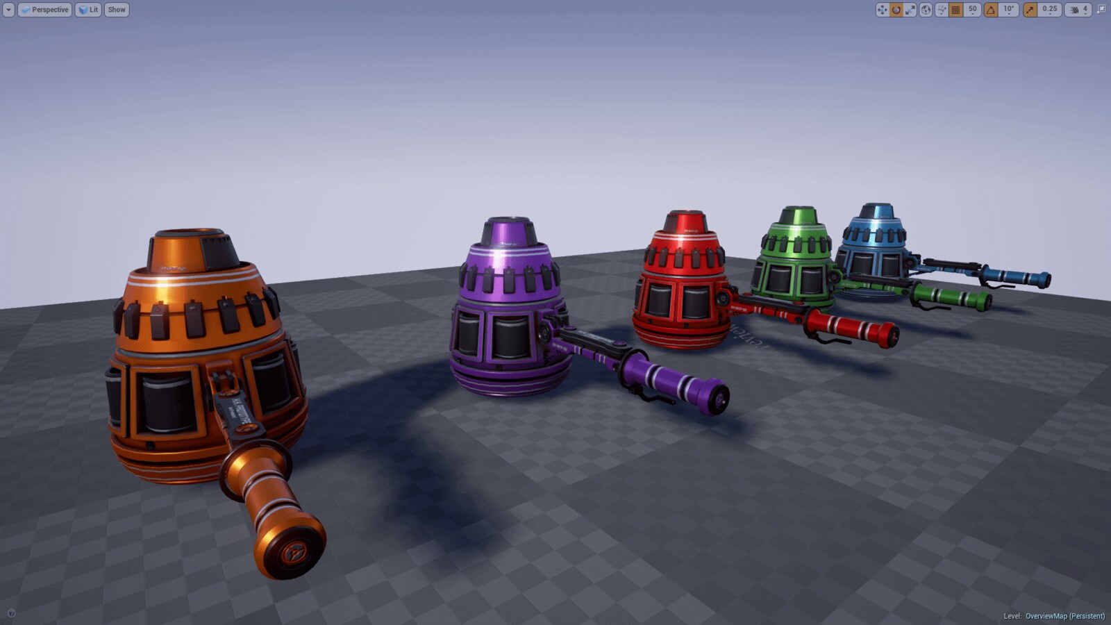 Propeller Hammer Weapon in Weapons - UE Marketplace