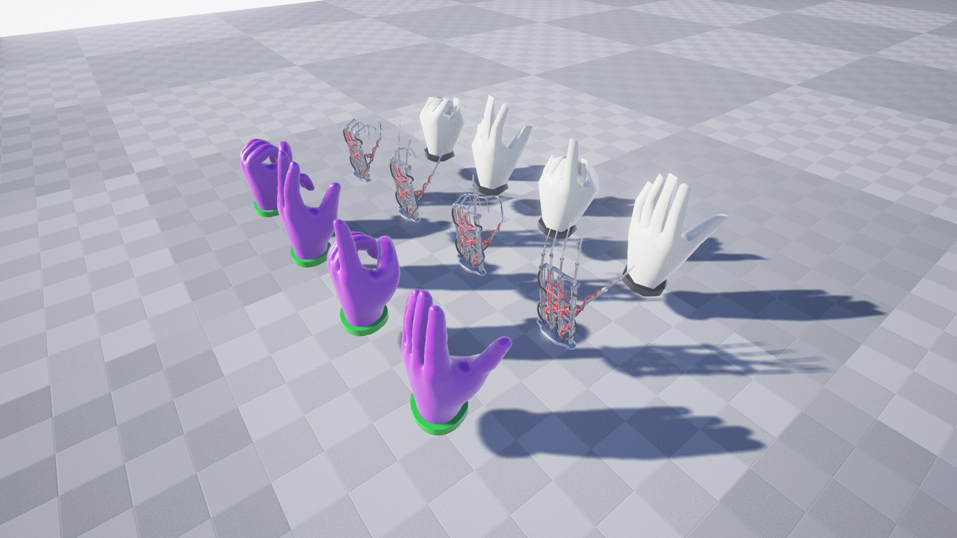 在道具创建的Taiku Prototype VR Hands - 虚幻引擎商城