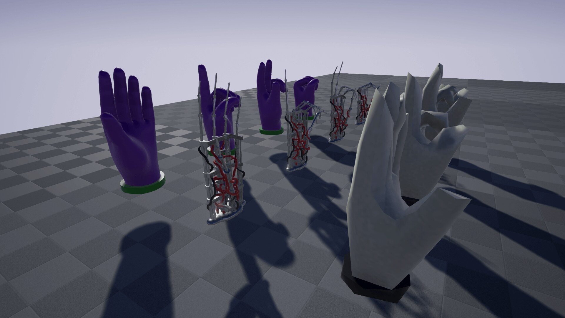 在道具创建的Taiku Prototype VR Hands - 虚幻引擎商城