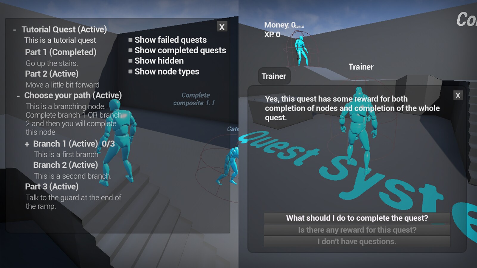 Quest and Dialogue System in Blueprints - UE Marketplace