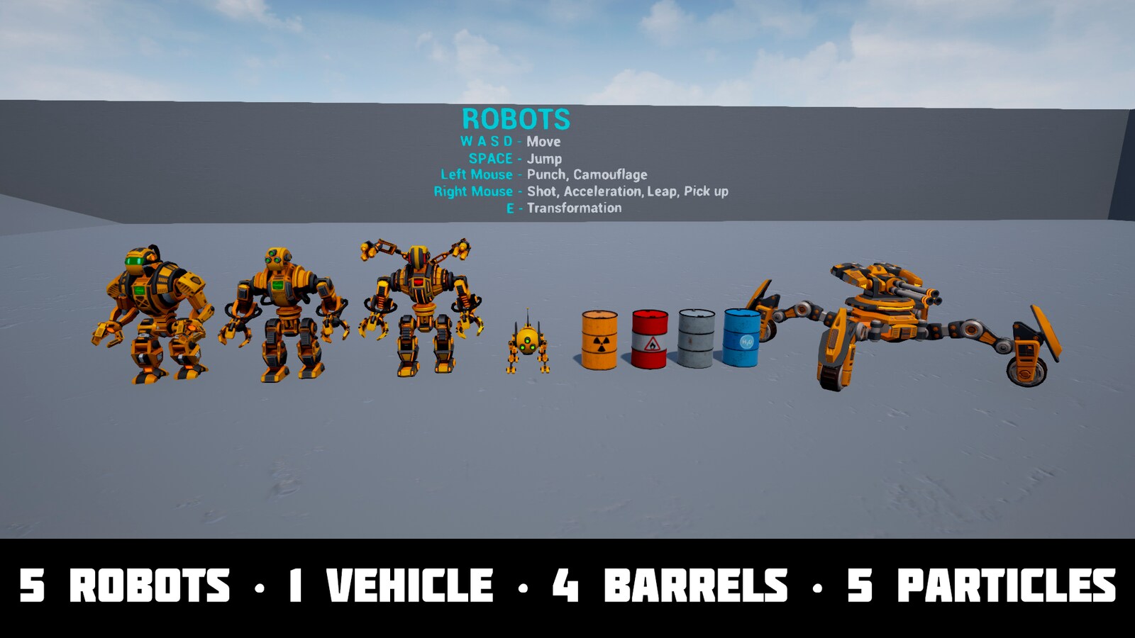 Robots Pack in Characters - UE Marketplace
