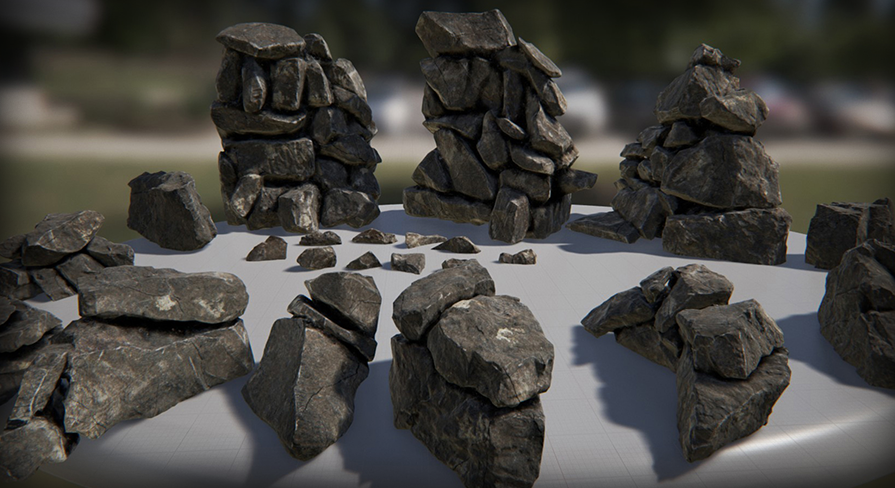 Real rocks Vol II in Props - UE Marketplace