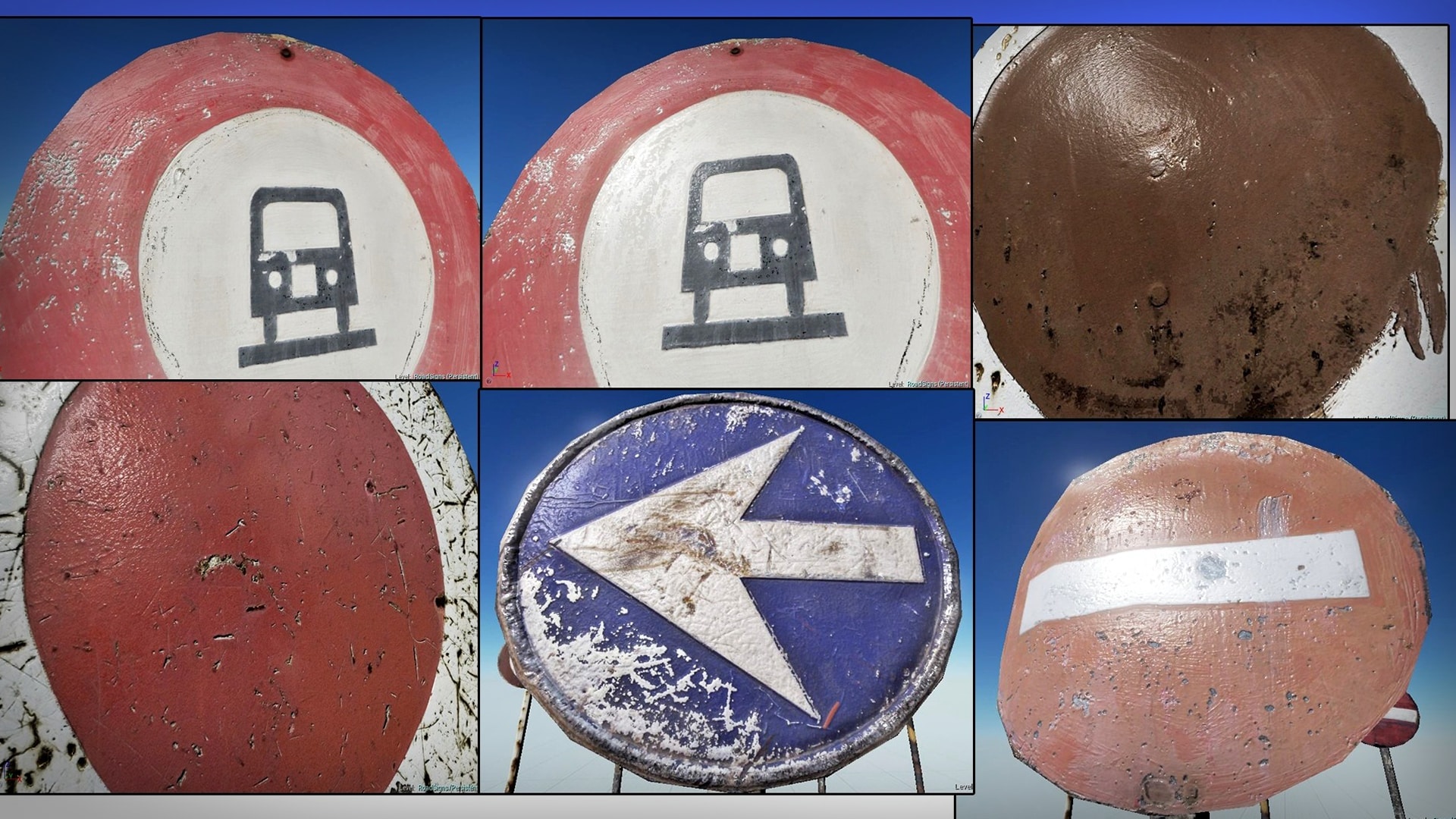 Rusty Road Signs in Props - UE Marketplace