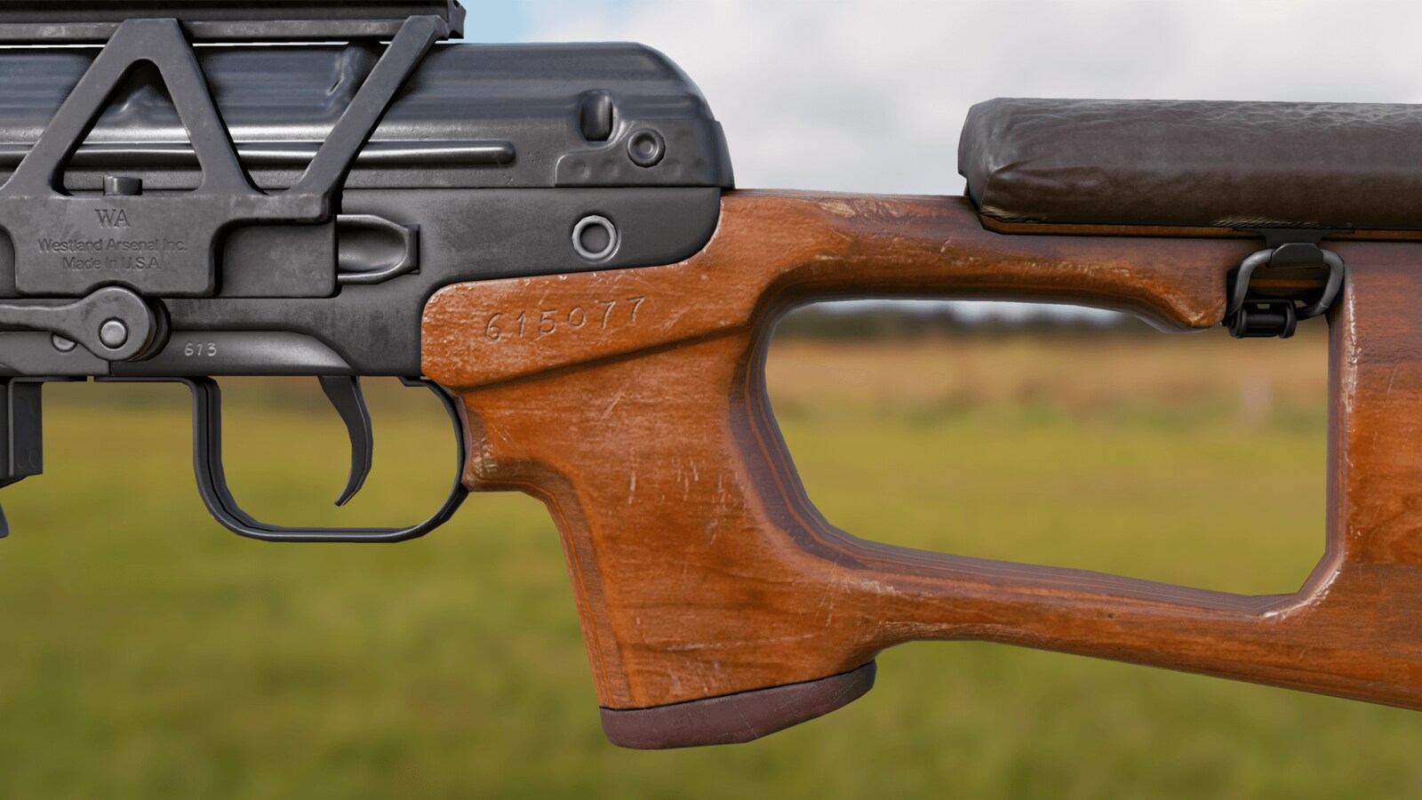 Animated SVD Dragunov Sniper Rifle FPS Weapons Pack in Weapons - UE ...