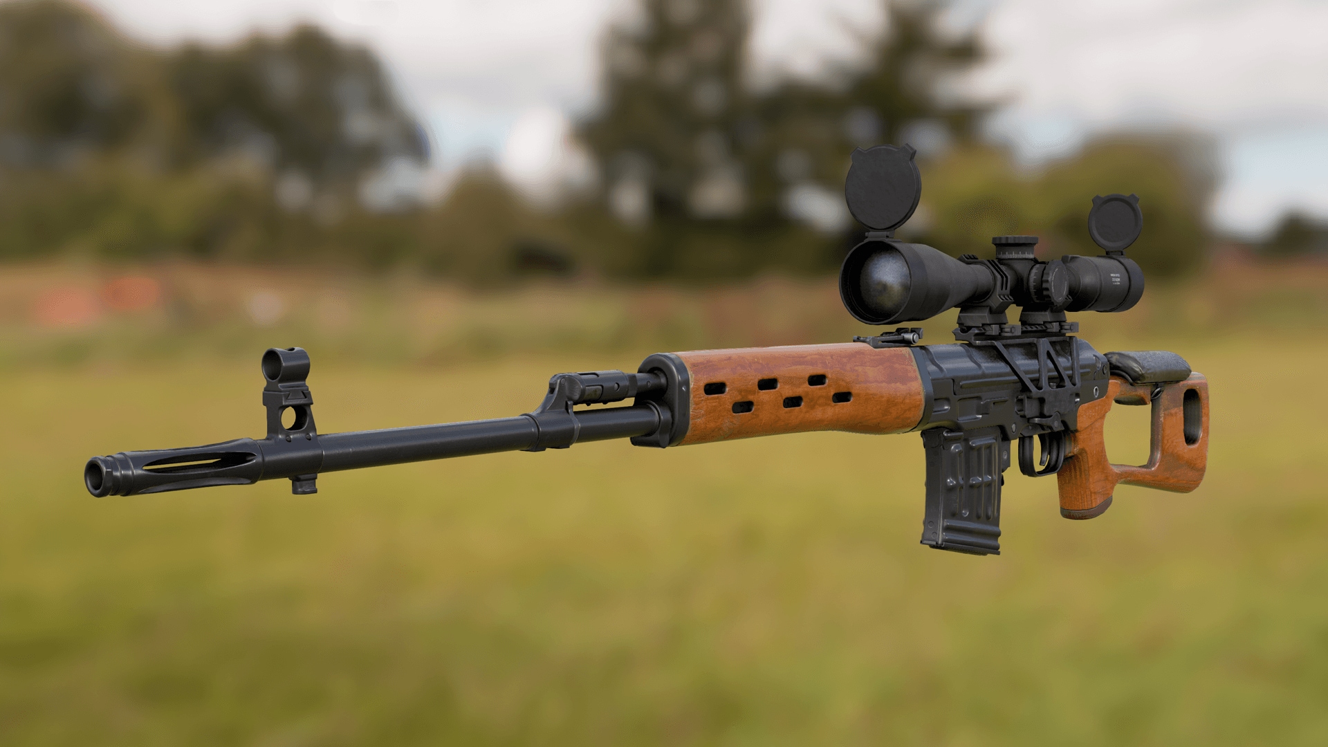 Animated Svd Dragunov Sniper Rifle Fps Weapons Pack In Weapons Ue