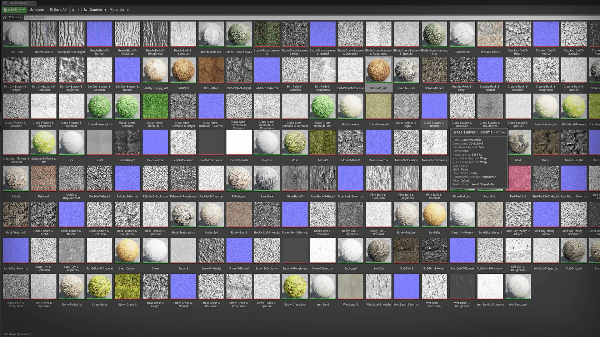 25 Assorted Nature Texture Materials Pack 1 in Materials - UE Marketplace