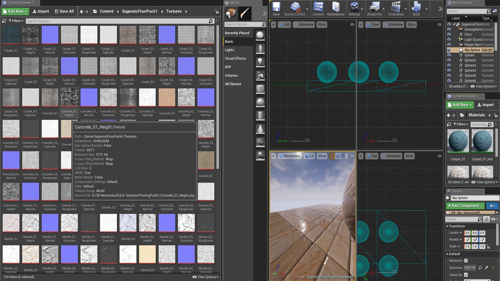 25 Assorted Flooring Materials Pack 1 in Materials - UE Marketplace