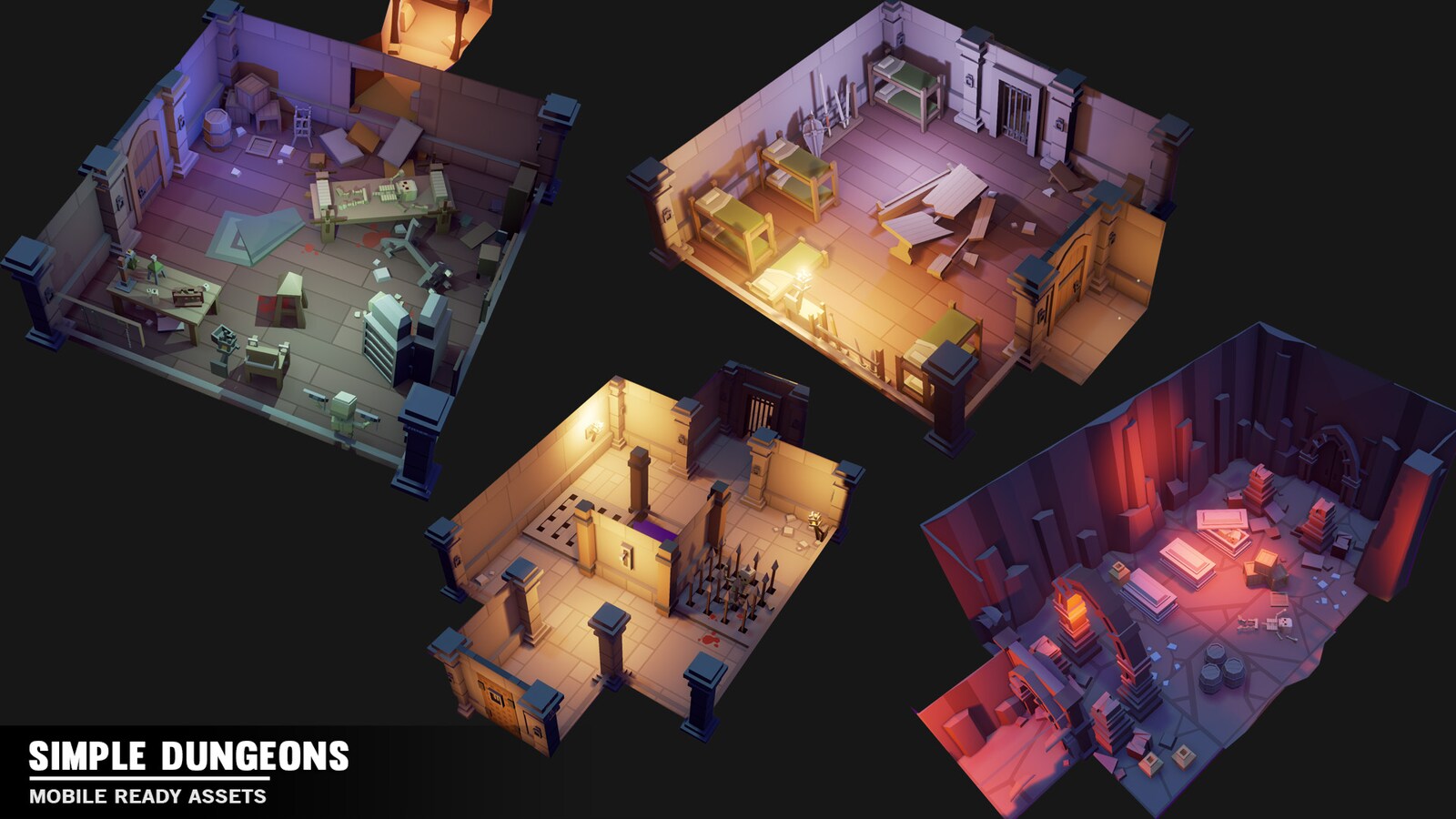 Simple Dungeons in Environments - UE Marketplace