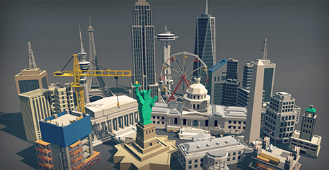 Simple City in Props - UE Marketplace