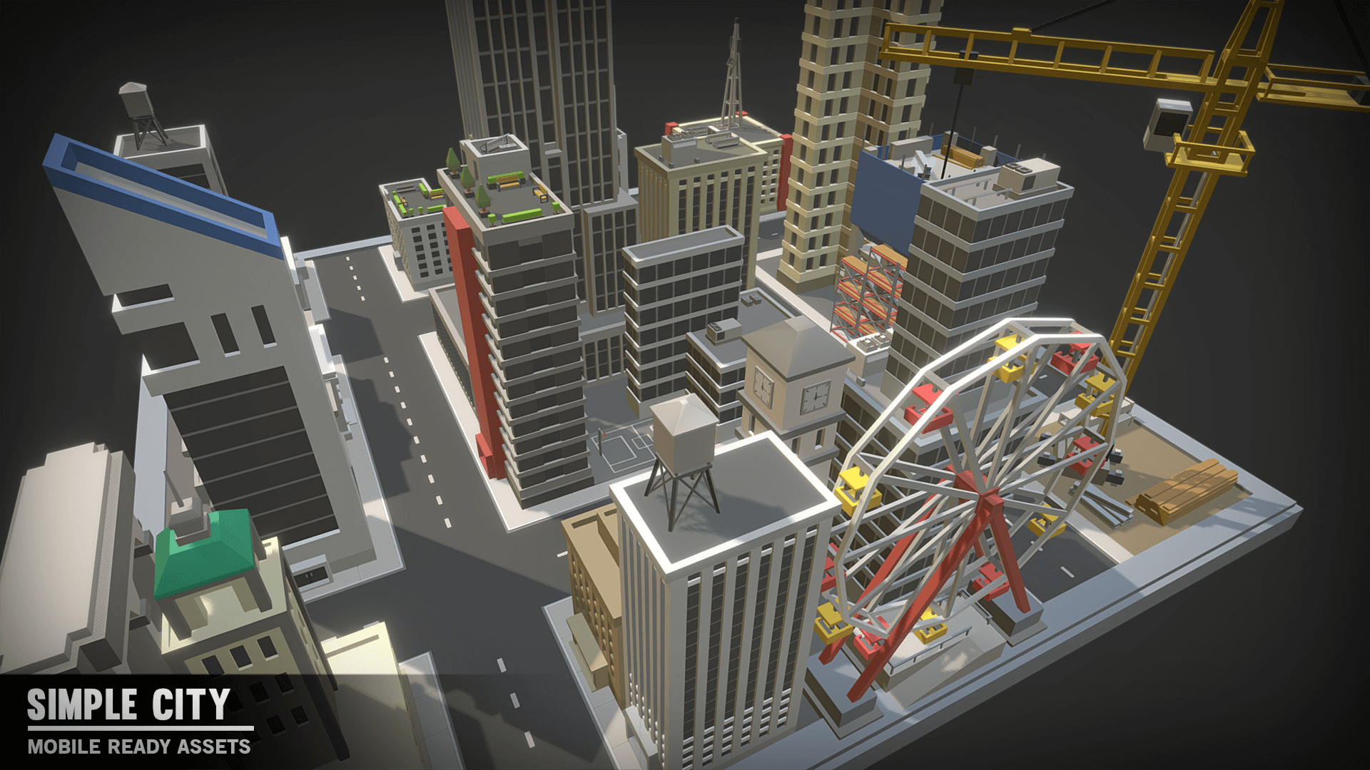 Simple City by Synty Studios in Props - UE4 Marketplace