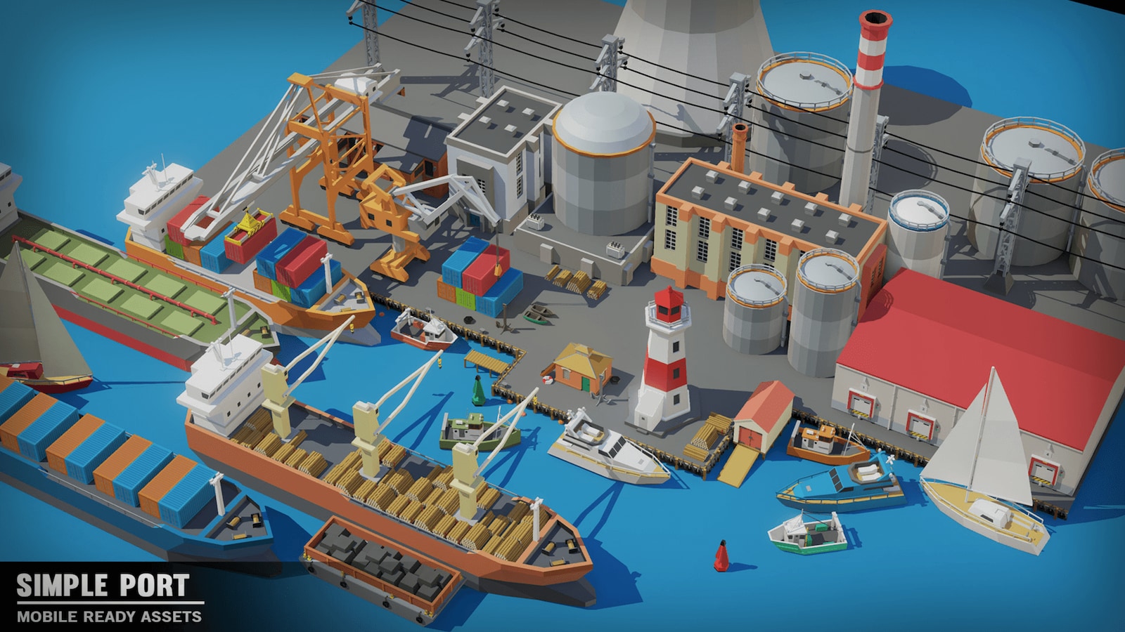 Simple Port in Environments - UE Marketplace