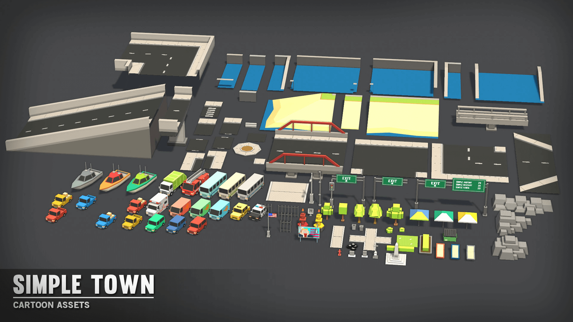 Simple Town by Synty Studios in Environments - UE4 Marketplace