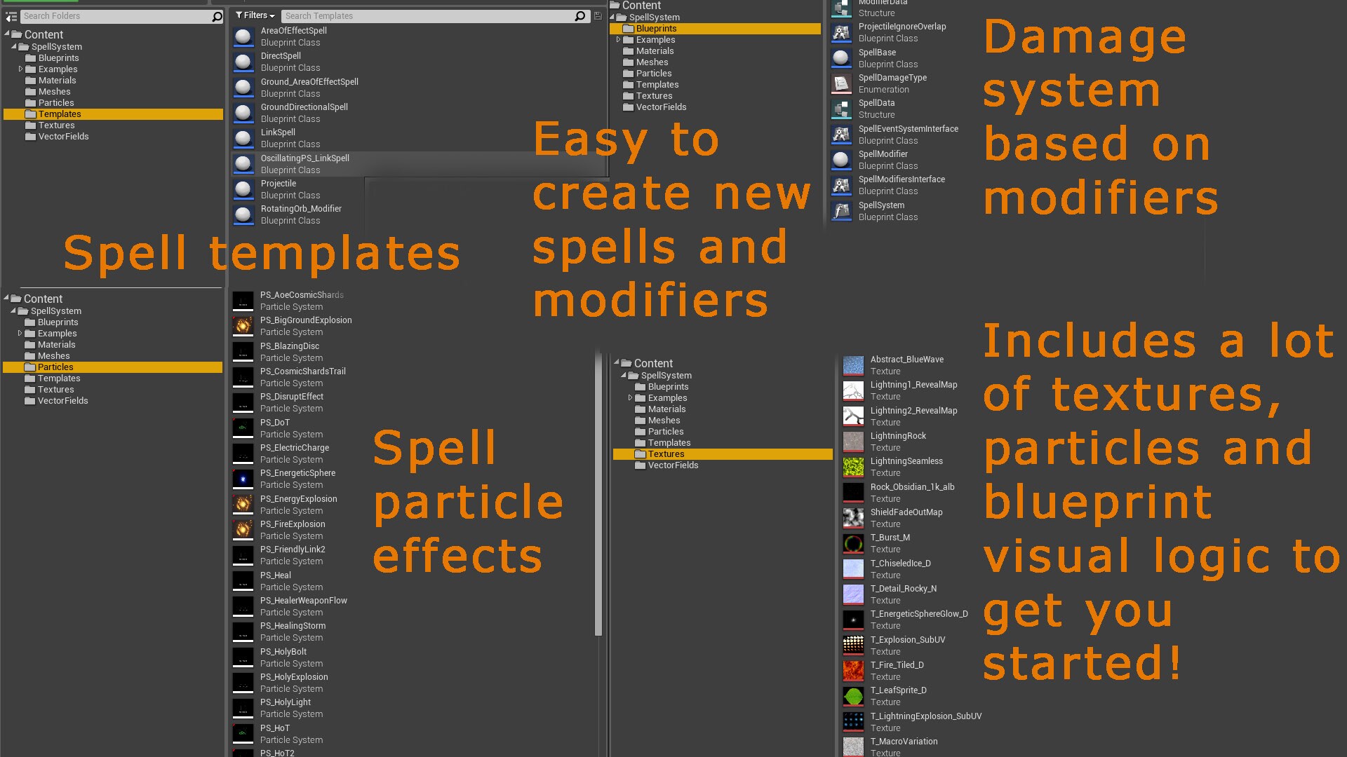 Spell and Damage System in Blueprints - UE Marketplace