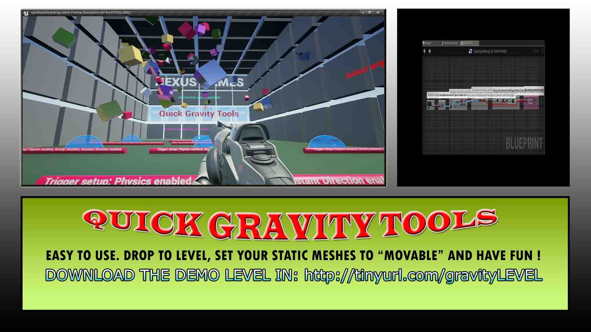 Quick Gravity Tools in Blueprints - UE Marketplace