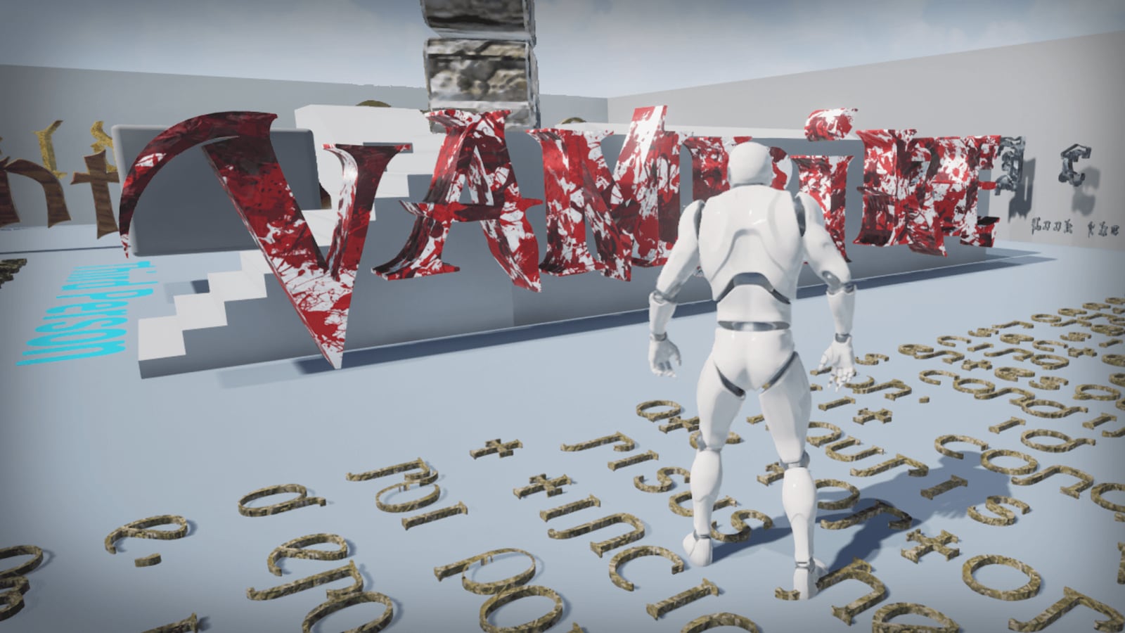 3D Font Medieval Pack in Props - UE Marketplace