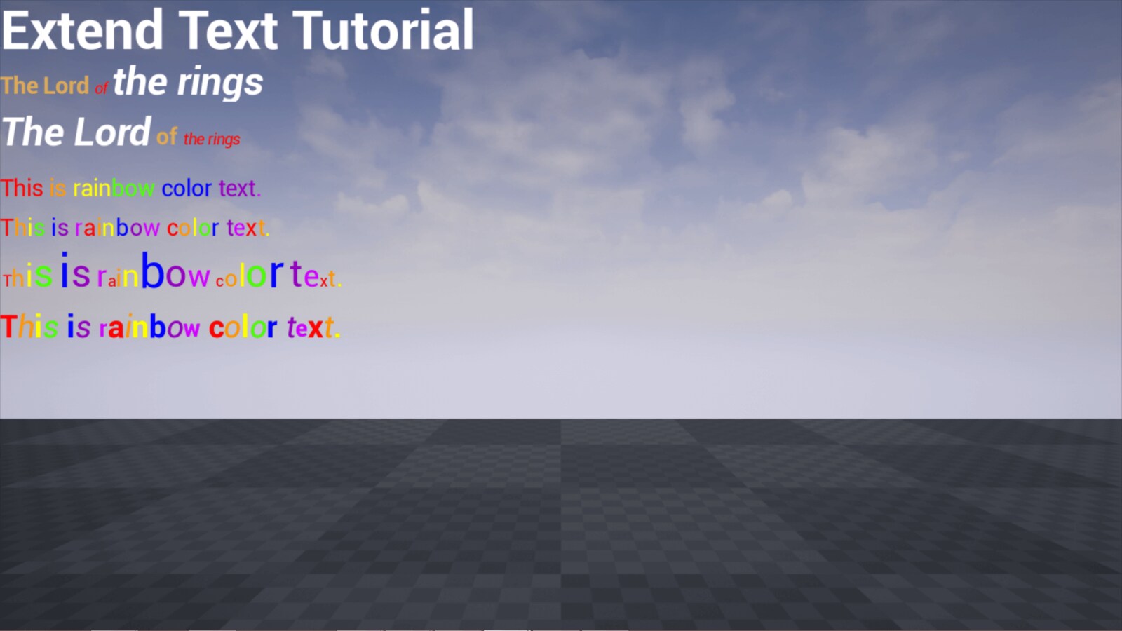 Extend Text (UMG), 카테고리 코드 플러그인 - UE 마켓플레이스