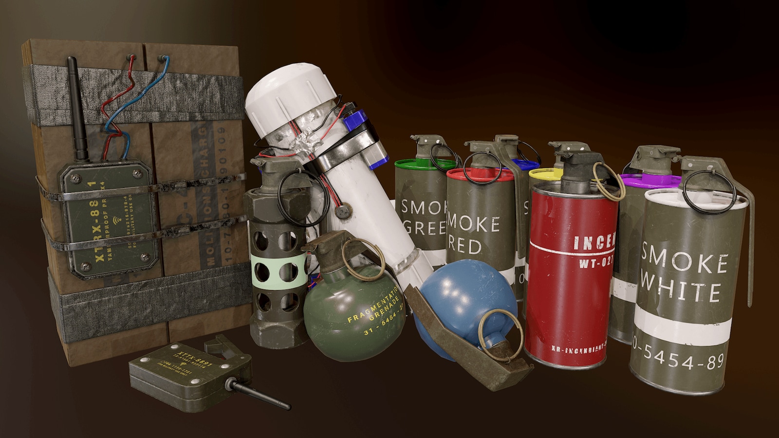 Grenades and Explosives Pack in Weapons - UE Marketplace