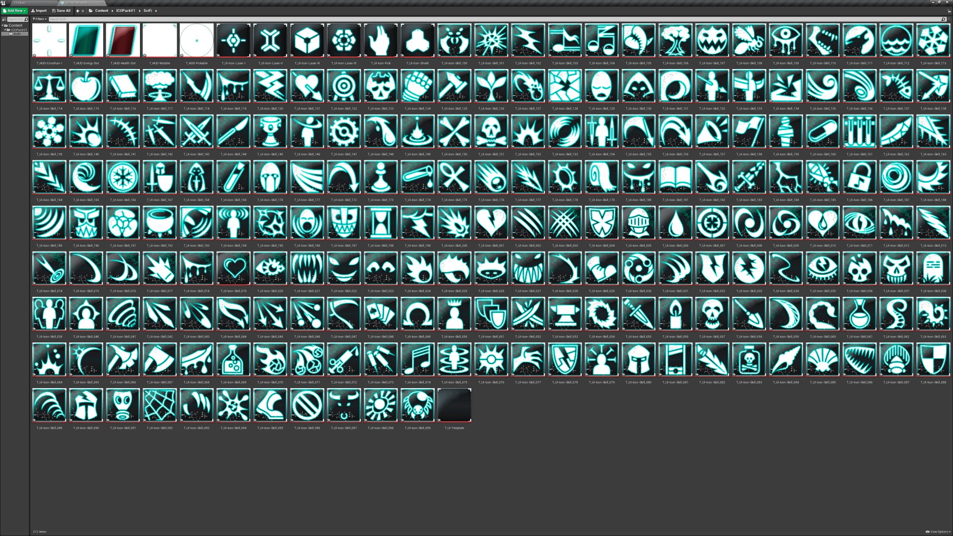 ICO Pack V1 in 2D Assets - UE Marketplace