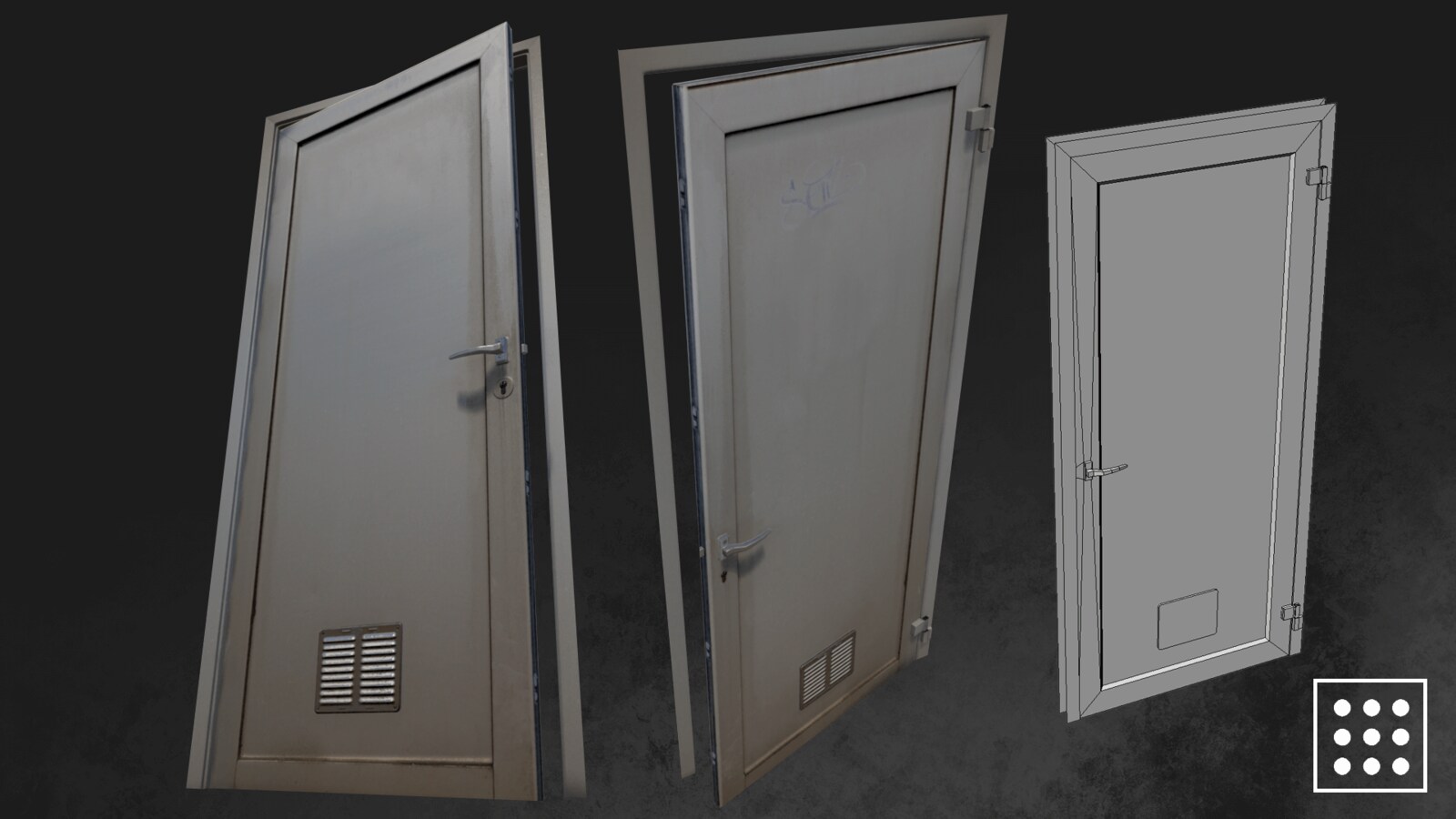 Industrial Door Pack in Props - UE Marketplace