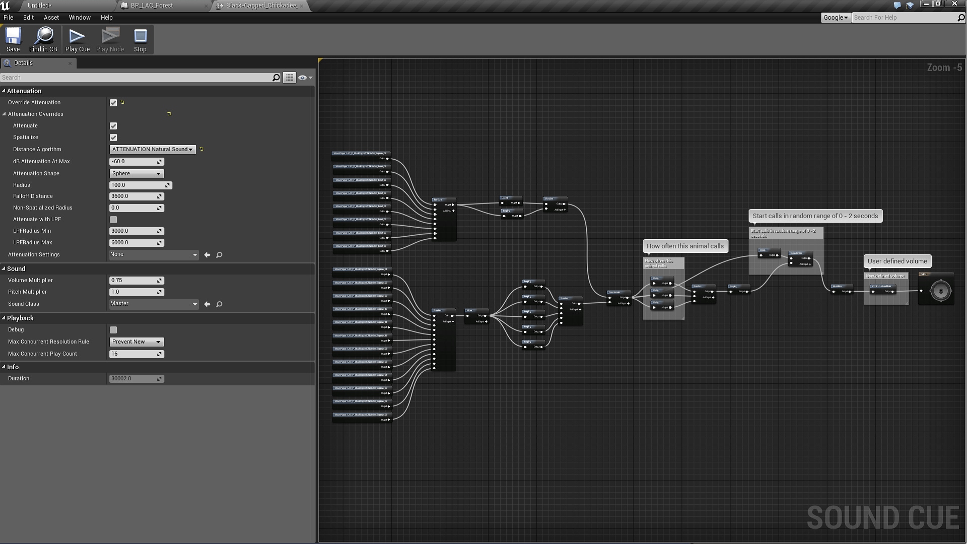 Living Audio - Forest Critters, 카테고리 블루프린트 - UE 마켓플레이스
