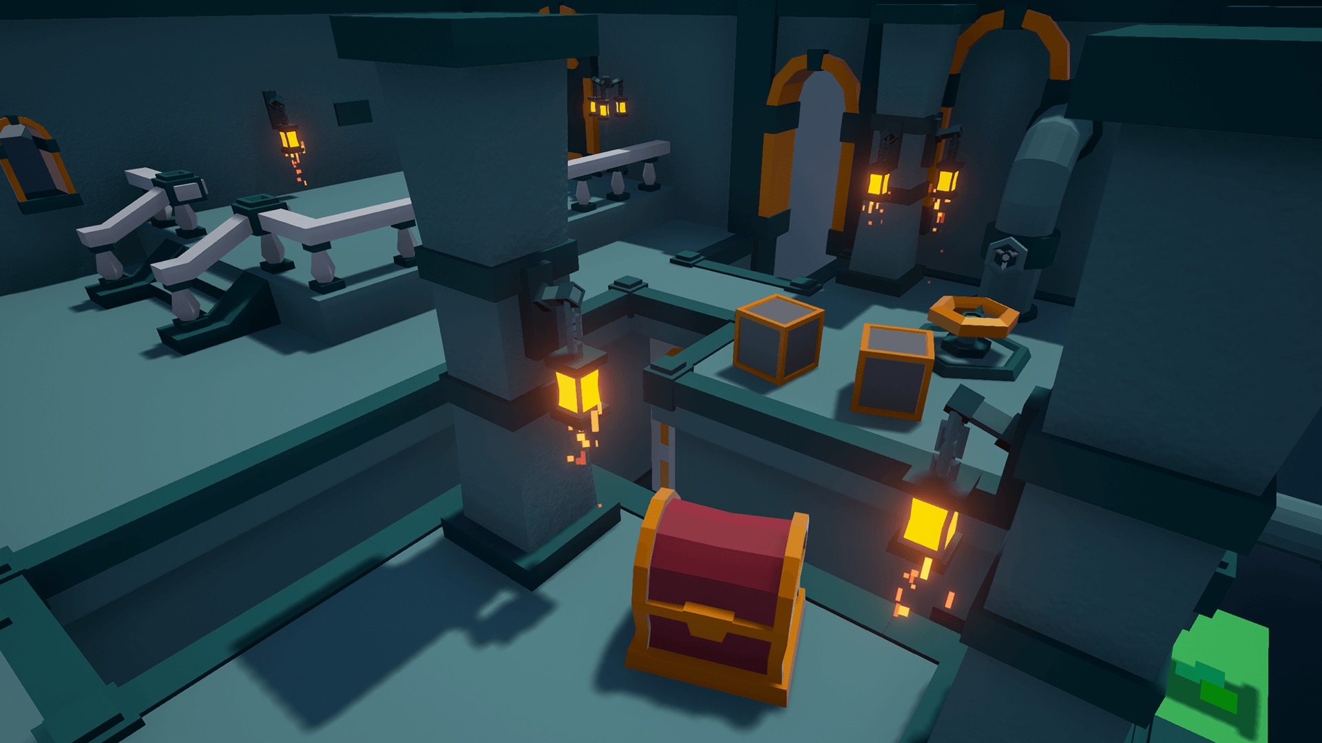 Desk Dragons Low Poly Dungeon in Environments - UE Marketplace