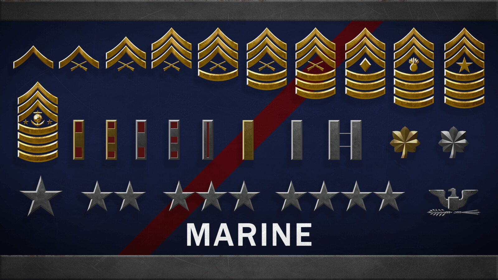 2D Military Insignia Icons in 2D Assets - UE Marketplace