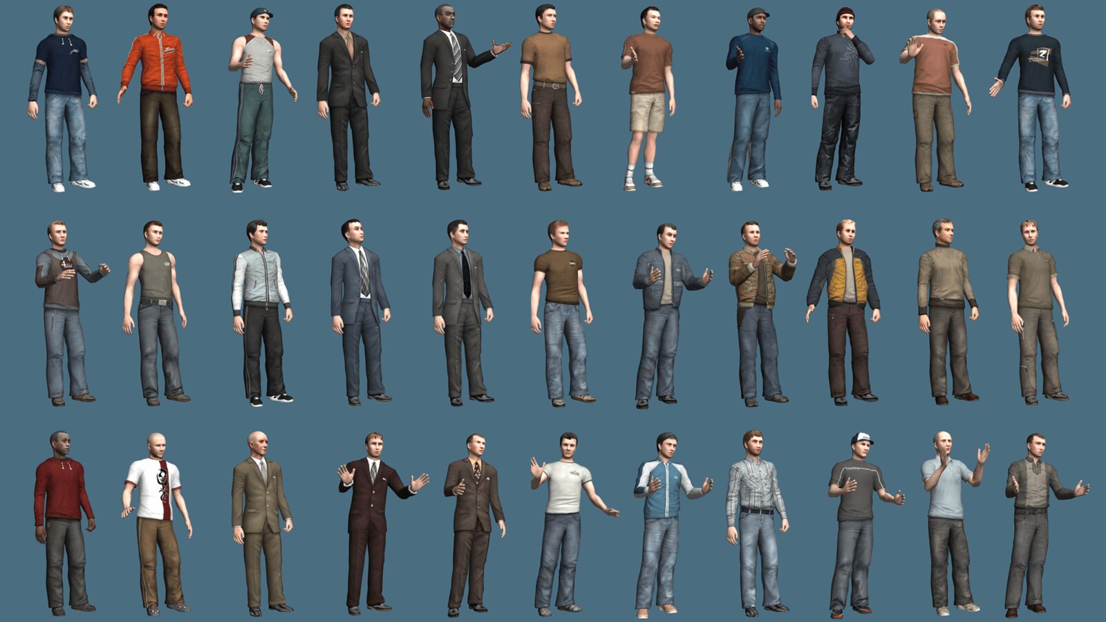 Modern Characters Pack, 카테고리 캐릭터 - UE 마켓플레이스