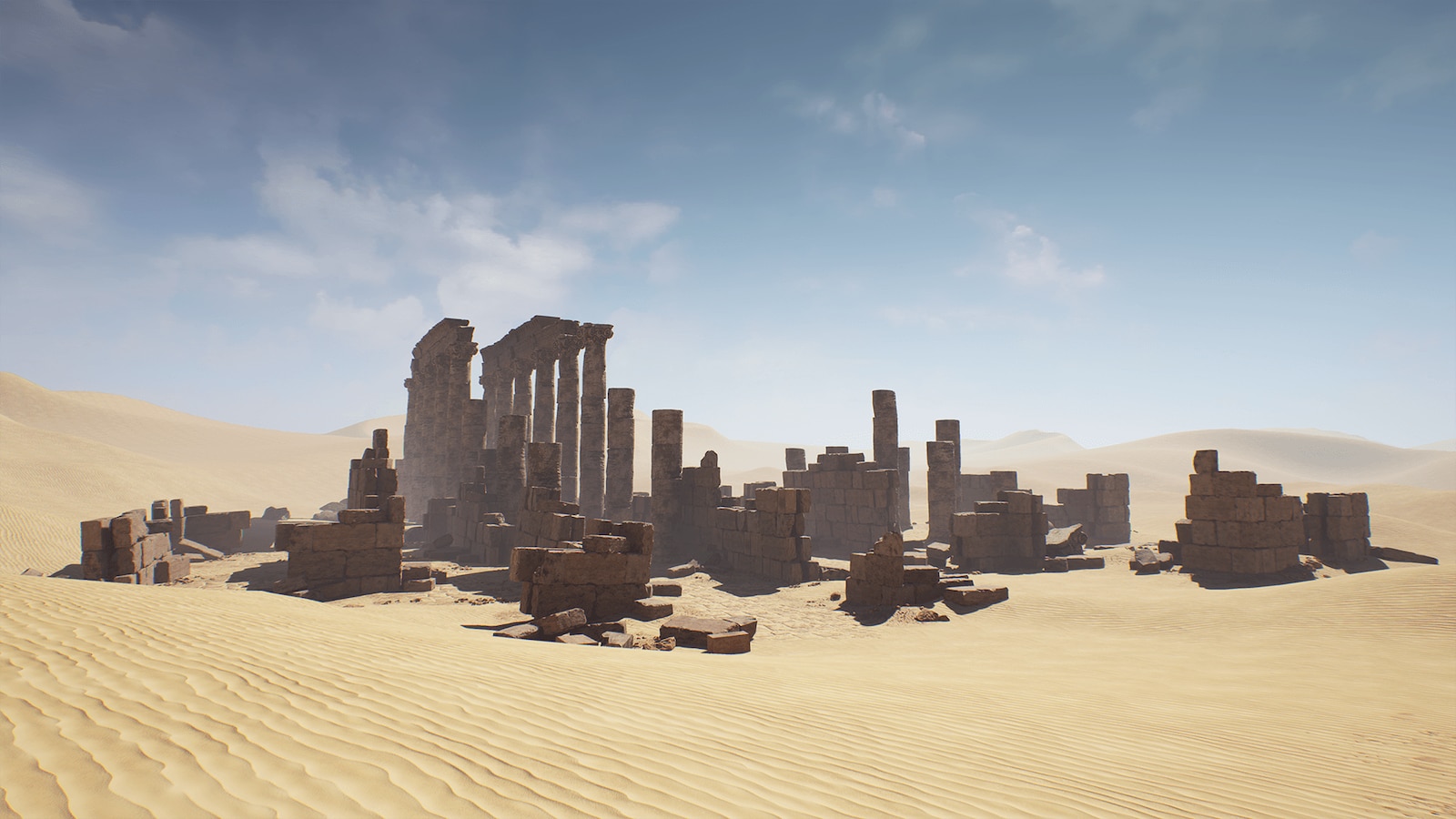 Modular Desert Ruins in Environments - UE Marketplace