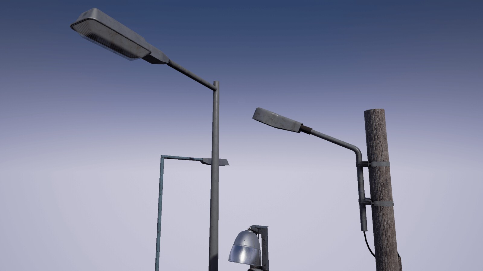 Old Streetlights Pack in Props - UE Marketplace