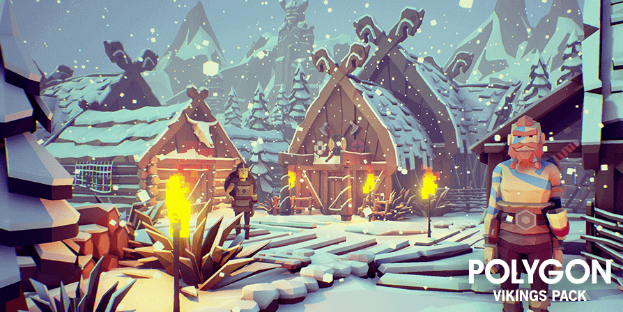 POLYGON Vikings Pack in Props - UE Marketplace