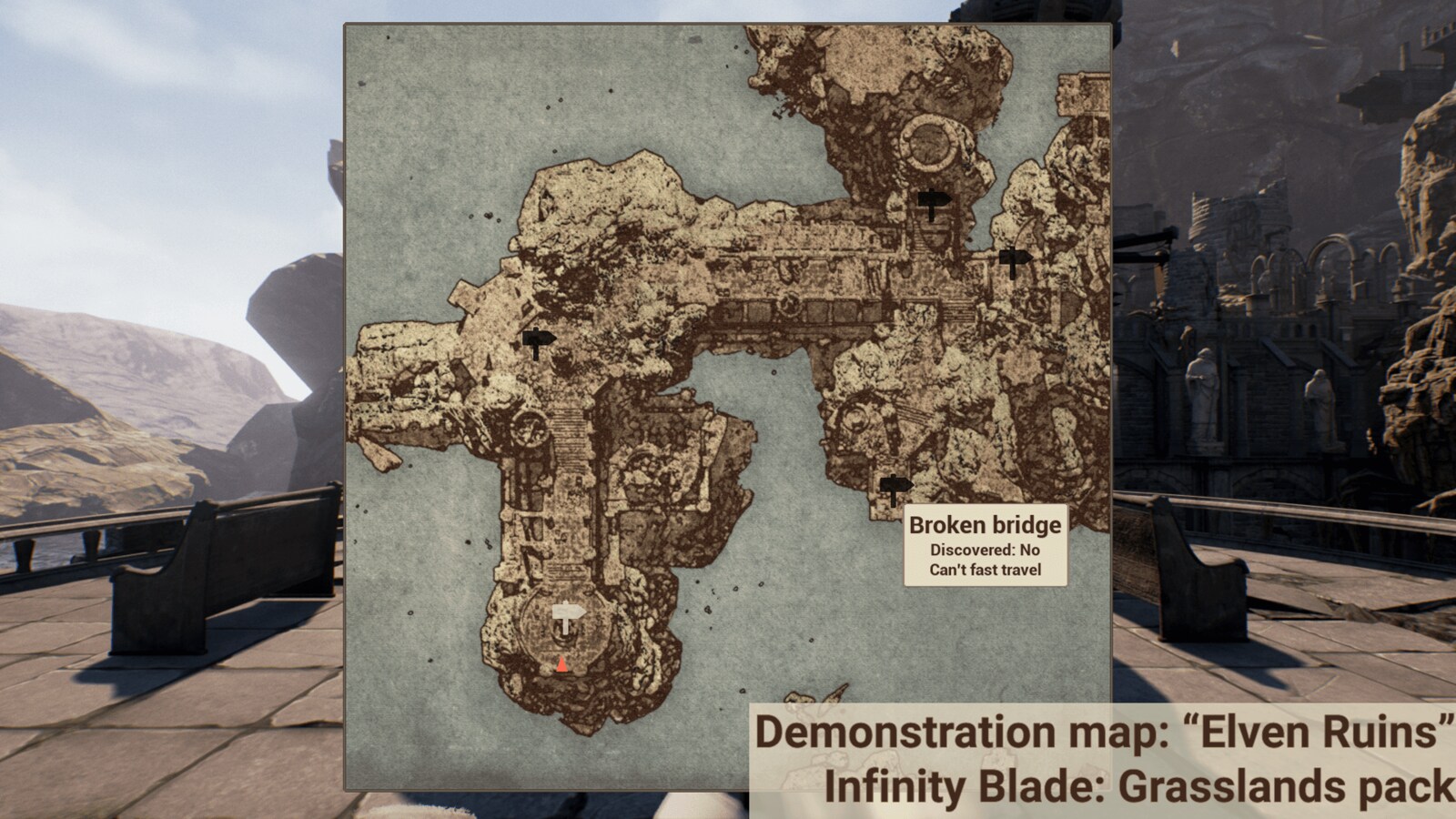 Quest Map and Navigation System in Blueprints - UE Marketplace
