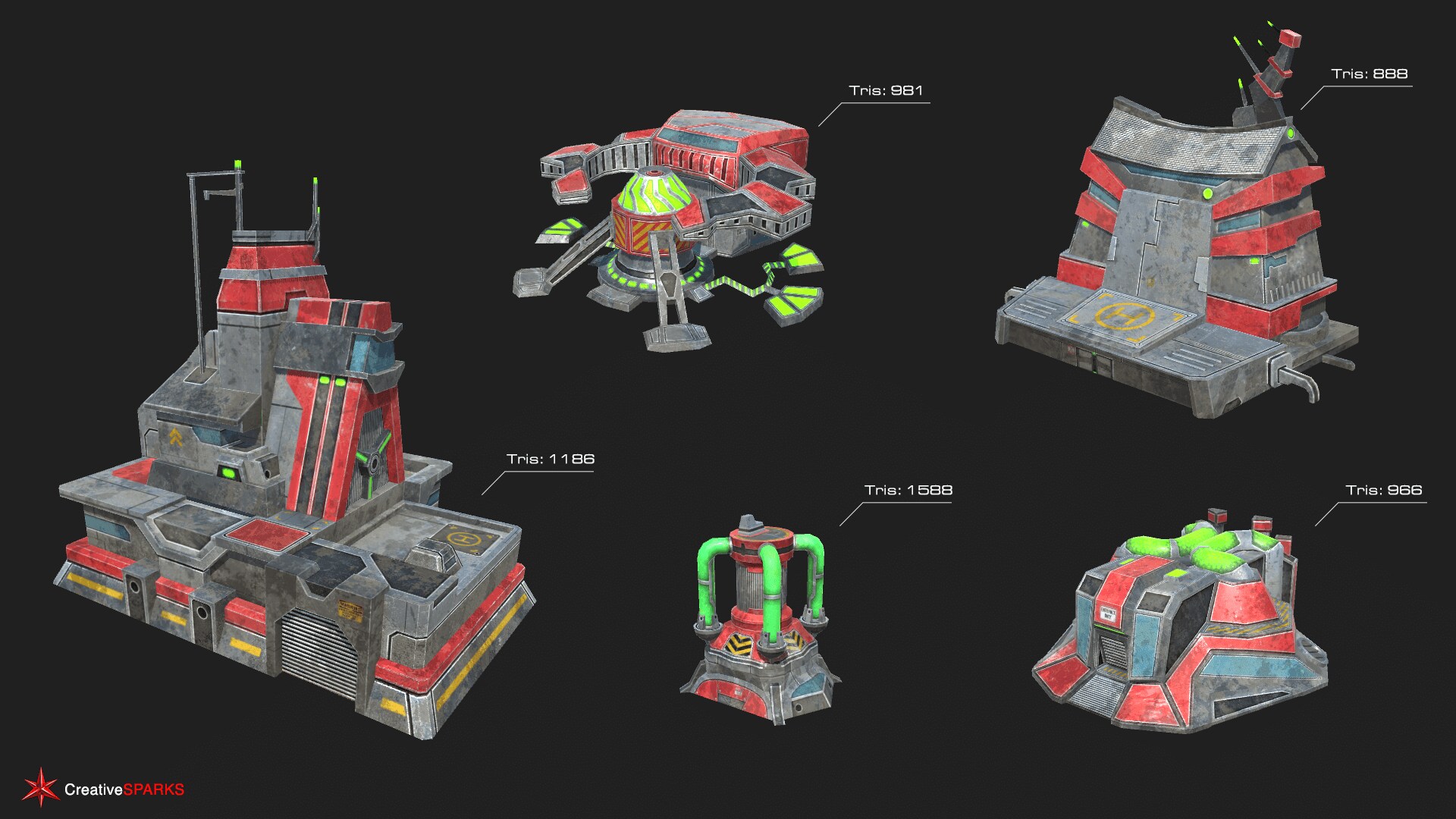 RTS Buildings Humans, 카테고리 소품 - UE 마켓플레이스