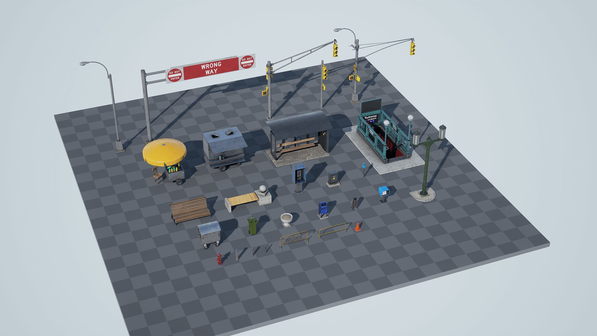 Street Props Pack in Props - UE Marketplace