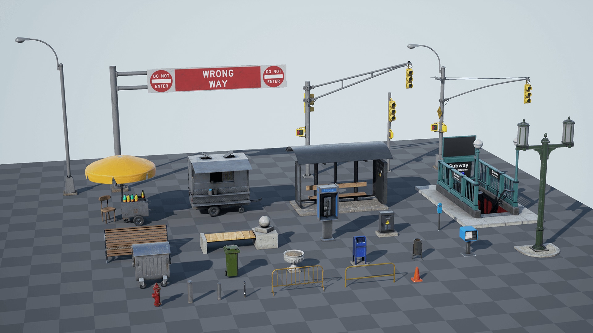 Street Props Pack in Props - UE Marketplace