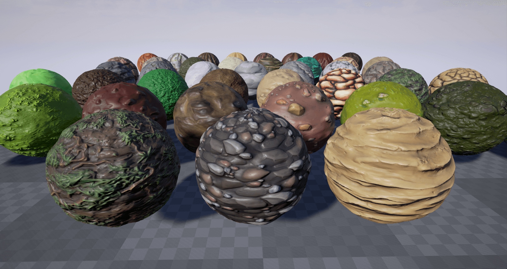Stylized Nature Material Pack in Materials - UE Marketplace