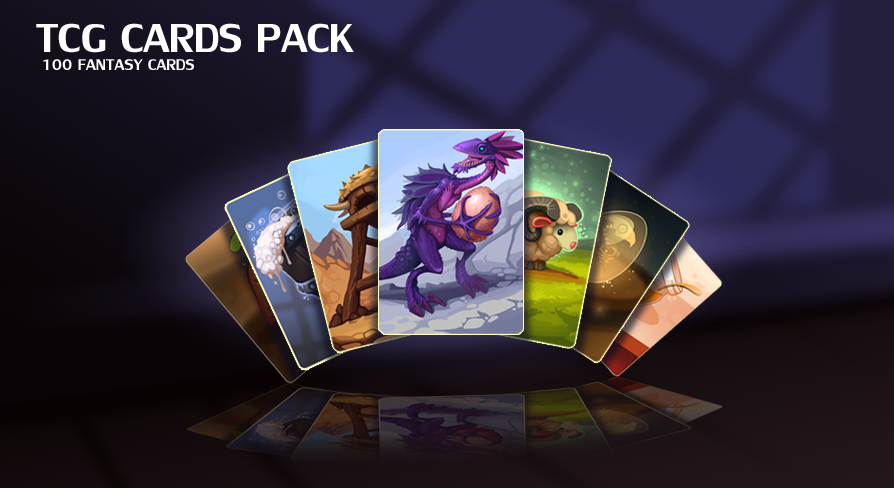TCG Cards Pack in Textures - UE Marketplace