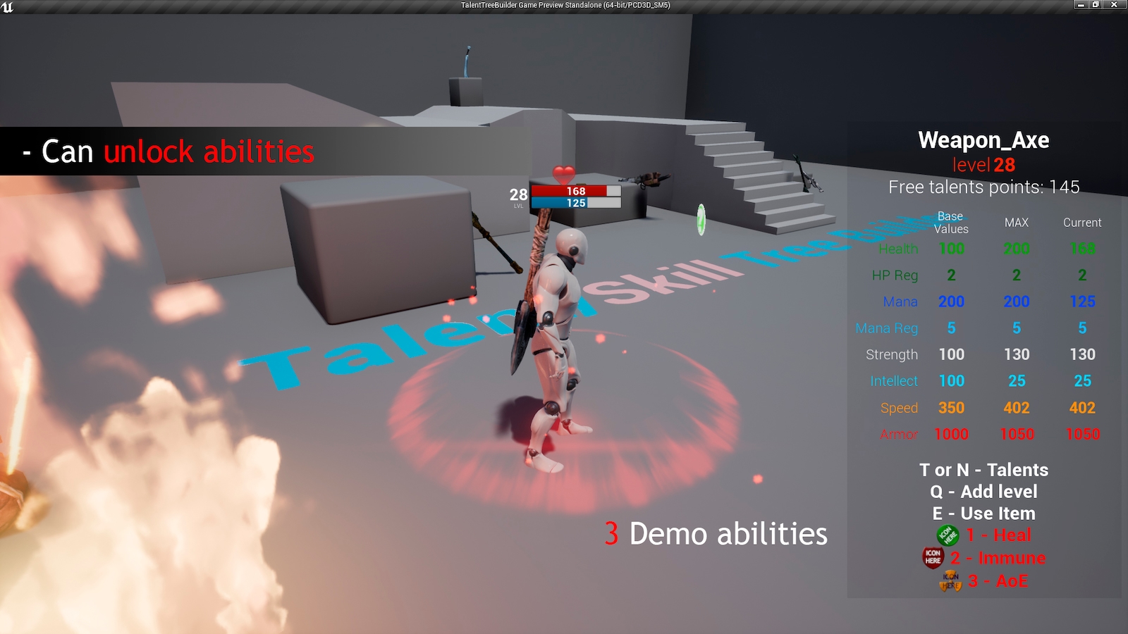 Talent (Skill) Tree Builder in Blueprints - UE Marketplace