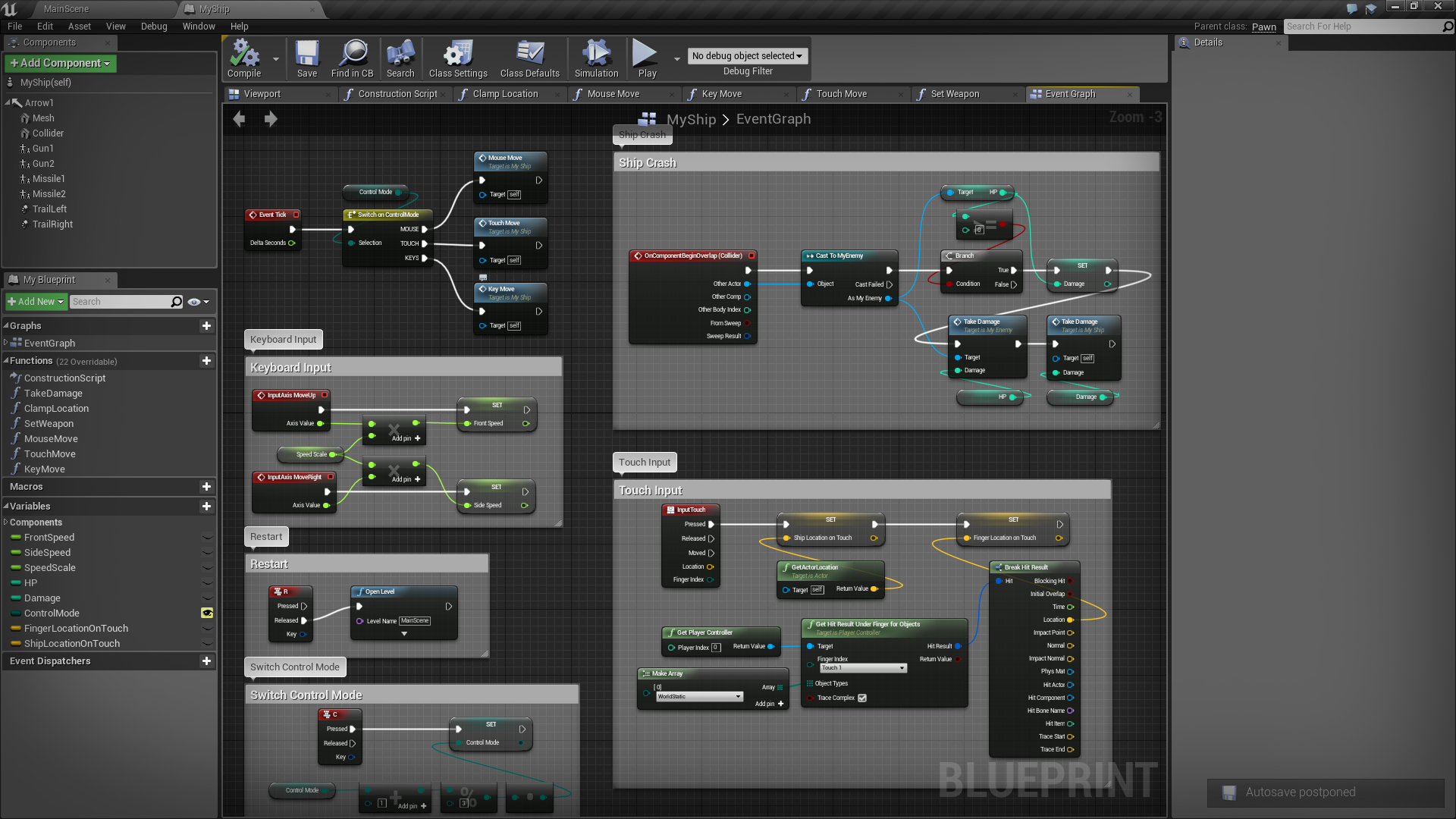 Top Down Space Shooter by Muyi Wang in Blueprints - UE4 Marketplace