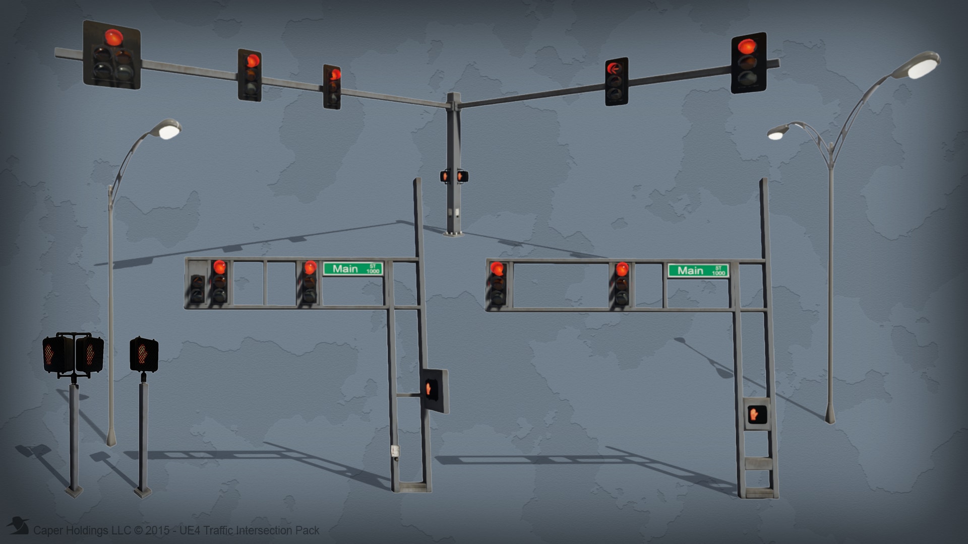 Traffic Lights Pack in Props - UE Marketplace