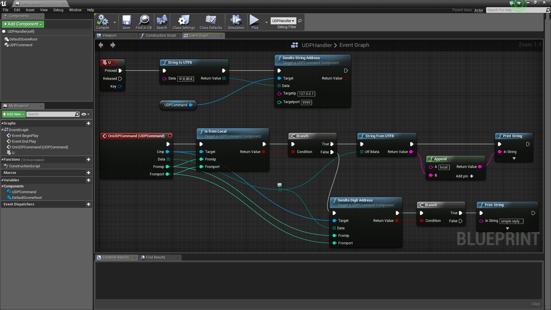 UDP Command in Code Plugins - UE Marketplace