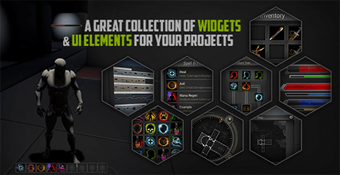 User Interface Kit in 2D Assets - UE Marketplace