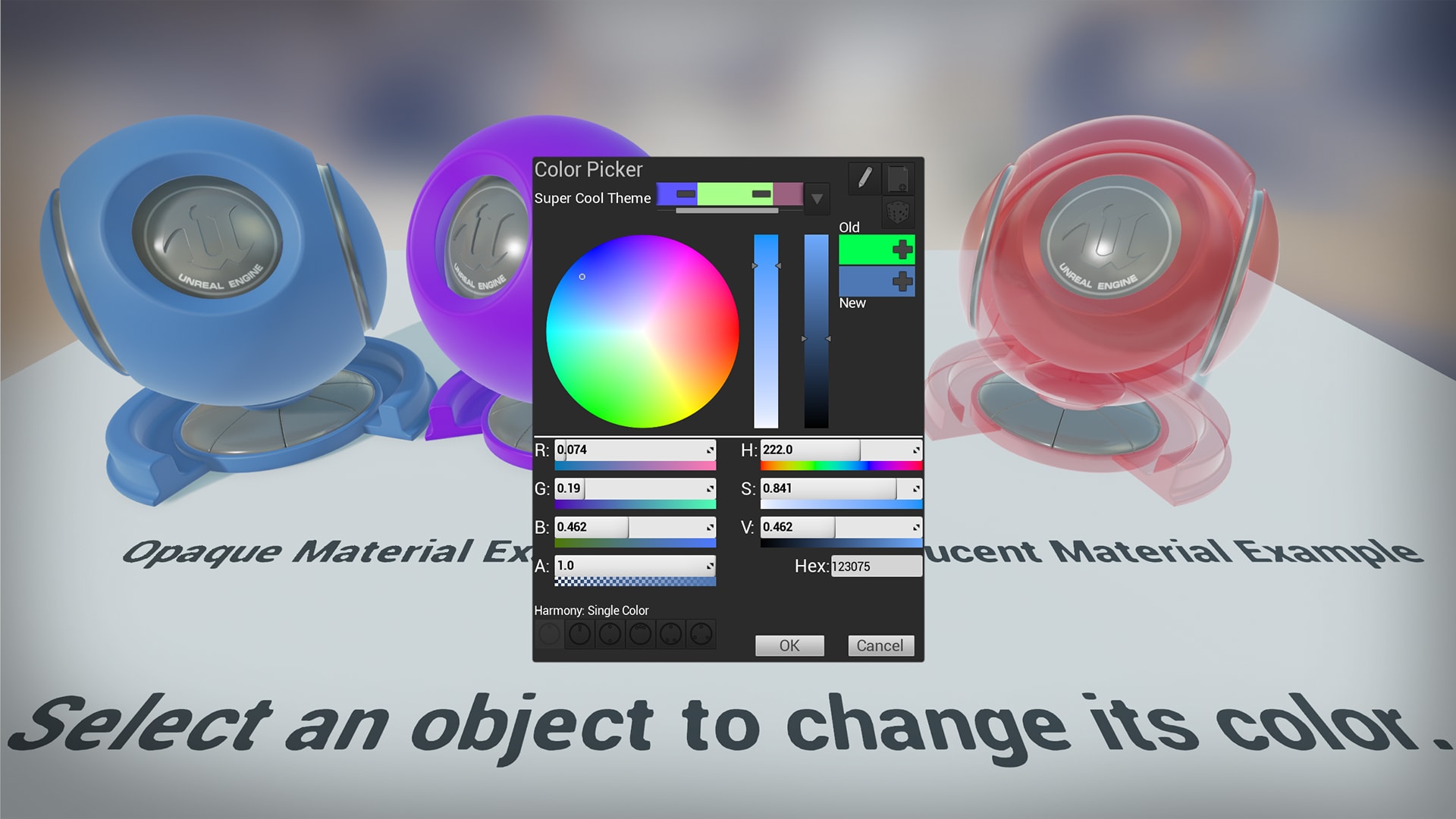 Simple Color Picker in Blueprints - UE Marketplace