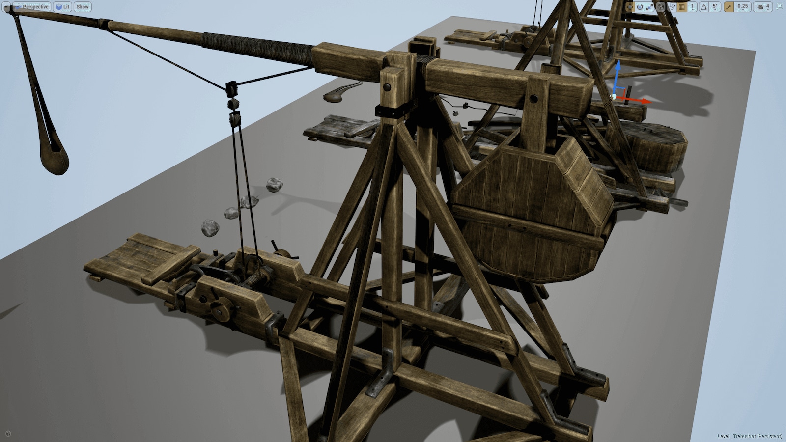 Animated Siege Weapons in Weapons - UE Marketplace