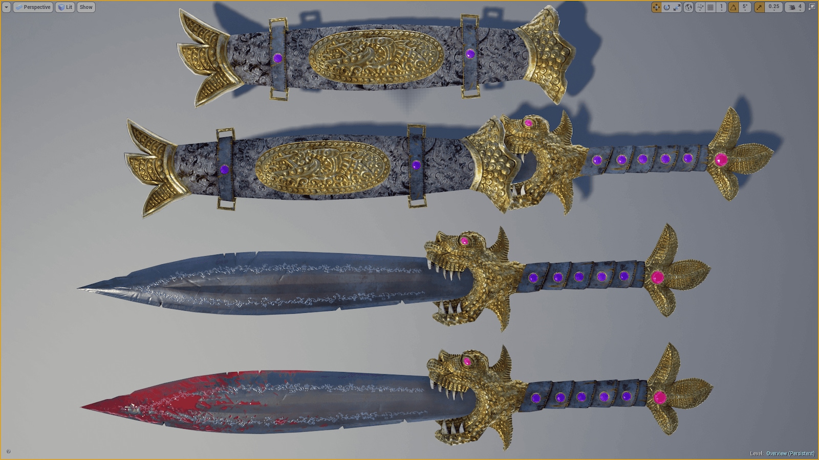 Legendary Swords Collection In Props Ue Marketplace