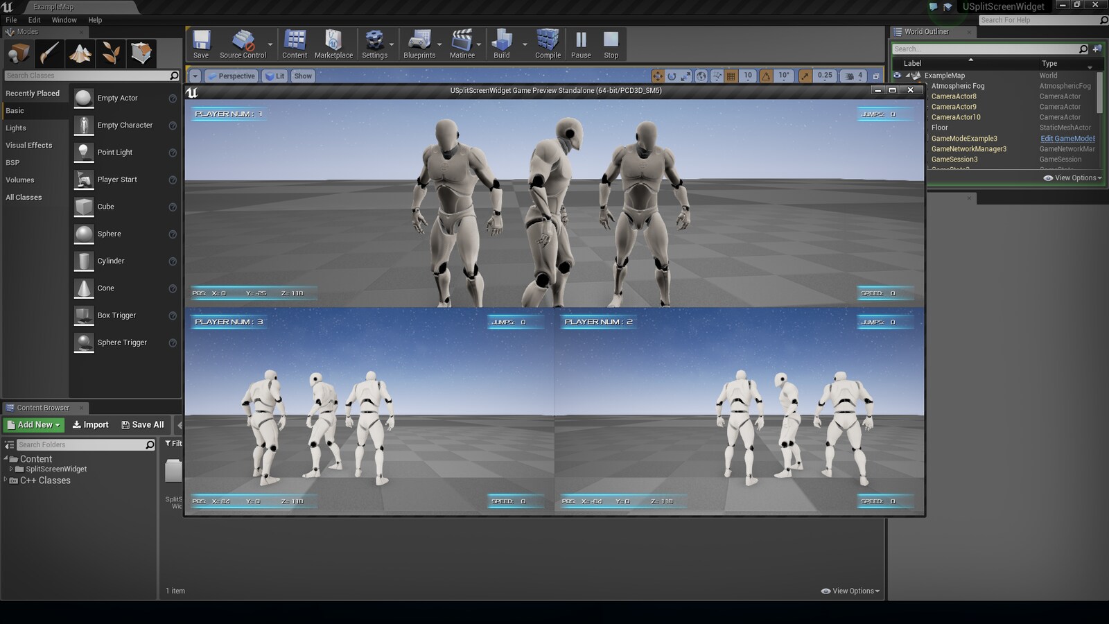 Great UI: Split Screen Widget in Code Plugins - UE Marketplace