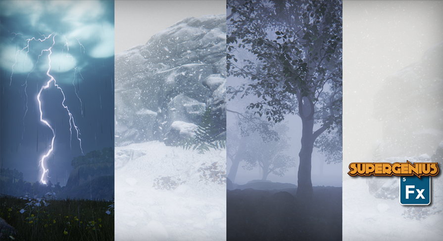 SuperGenius Weather FX in Visual Effects - UE Marketplace