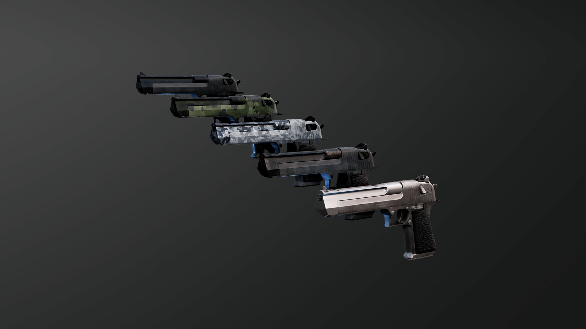 Animated FPS 5 Pistol Pack in Weapons - UE Marketplace